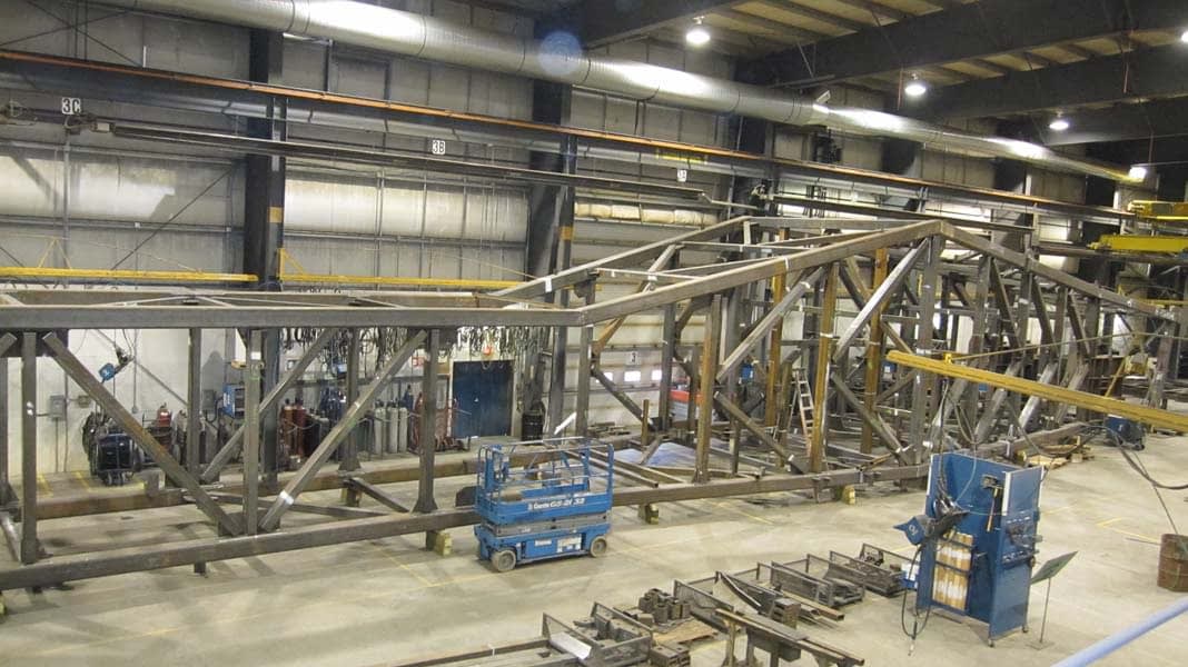Structural Steel Fabrication & Conveyor Truss Assembly for Syncrude