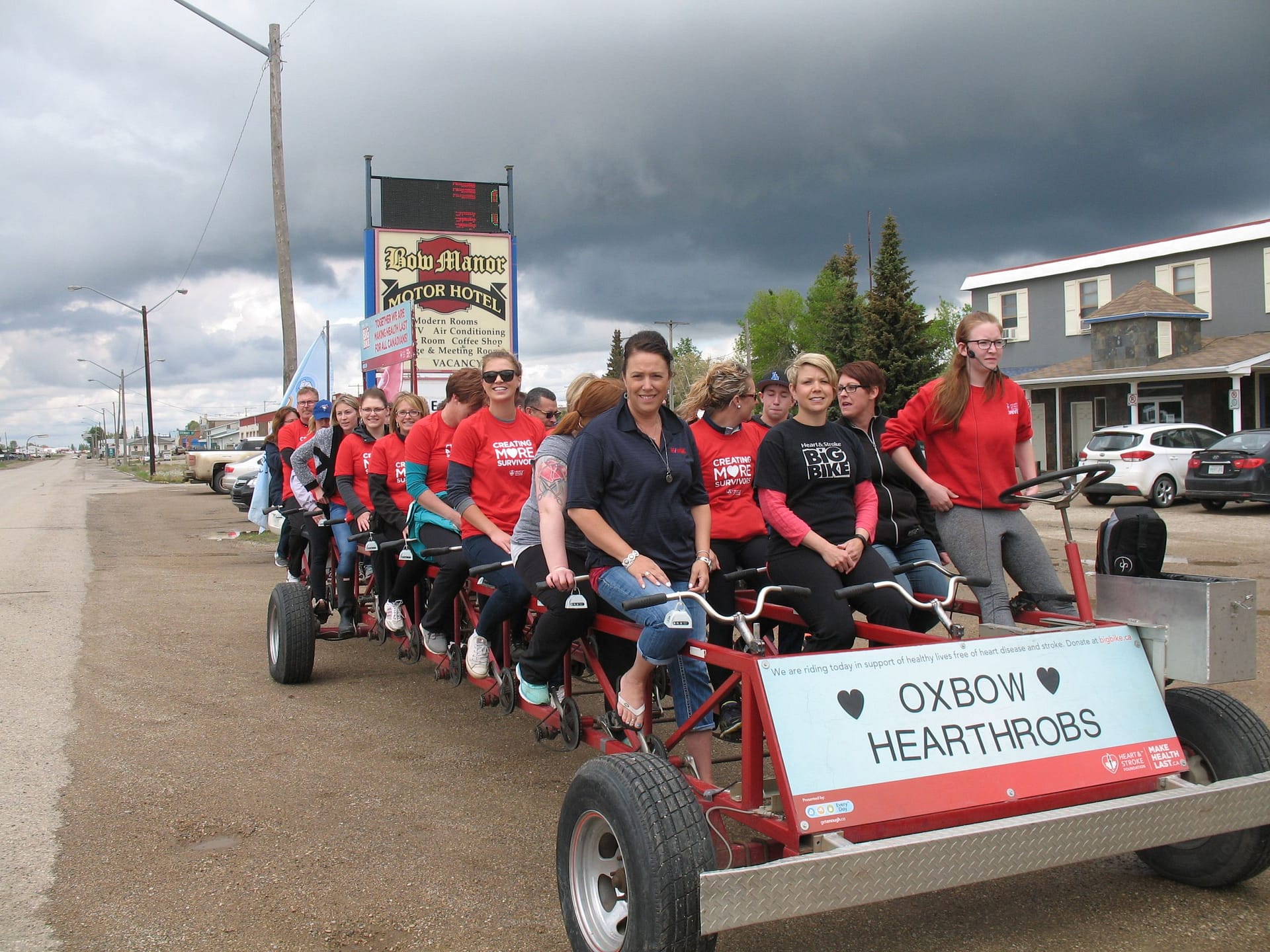 Saskarc Group Supports Heart & Stroke Foundation Big Bike Ride